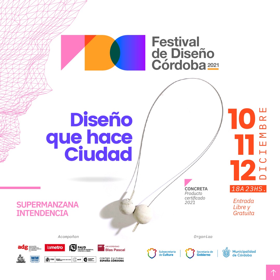 Comienza El Festival De Diseño 2021 • Municipalidad De Córdoba