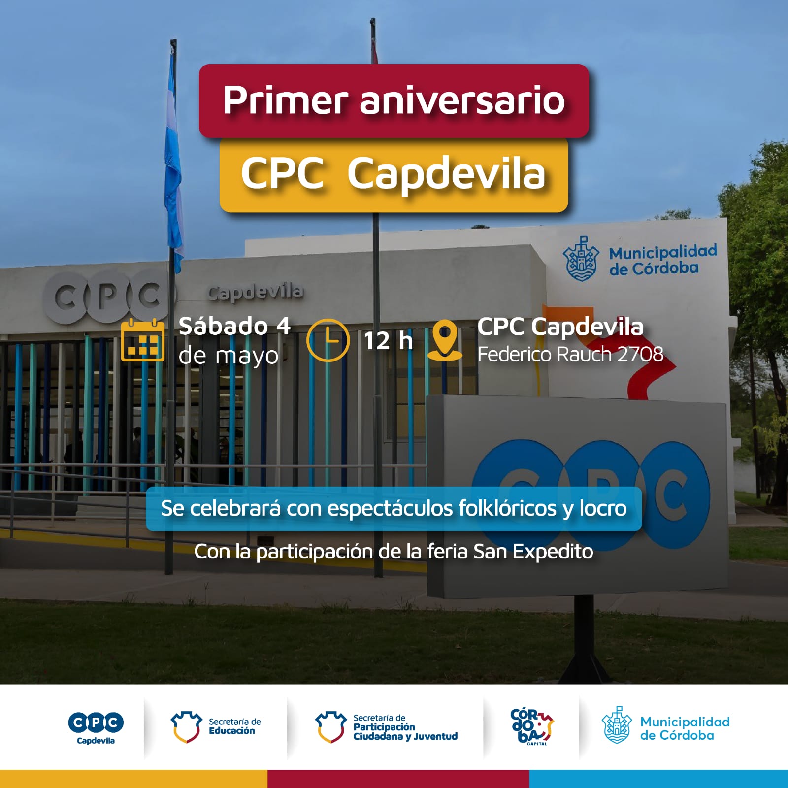 Este sábado al mediodía el CPC Capdevilla invita a los vecinos a ...