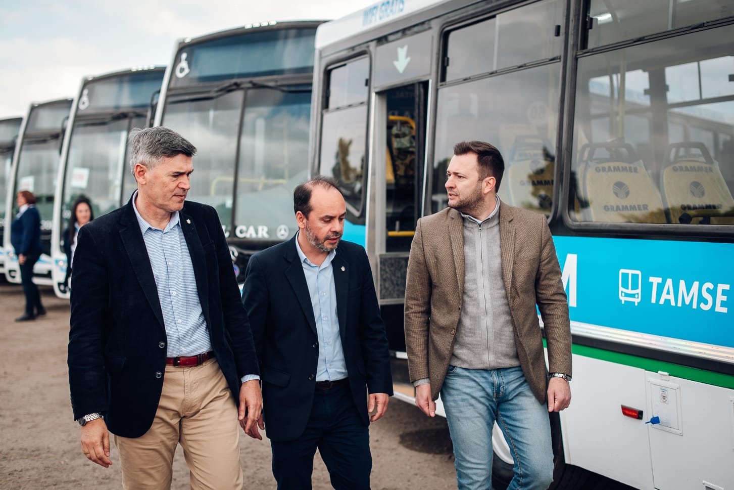 Tamse completó su flota de 50 nuevos colectivos: Passerini presentó las ...